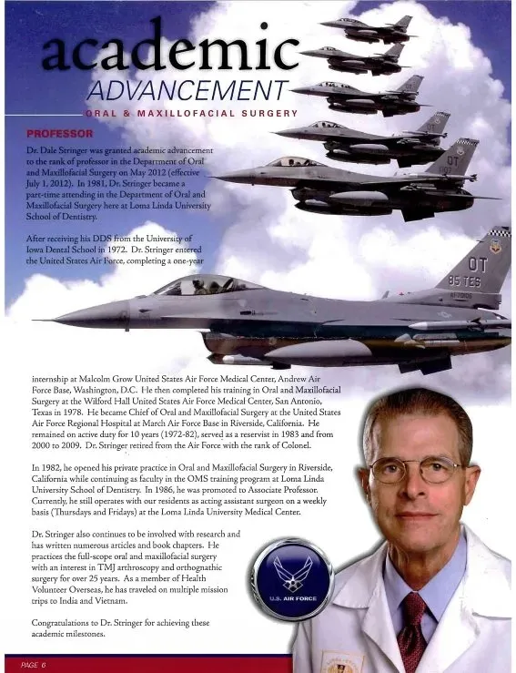 Dr. Dale Stringer Riverside CA, Dale E. Stringer, D.D.S.